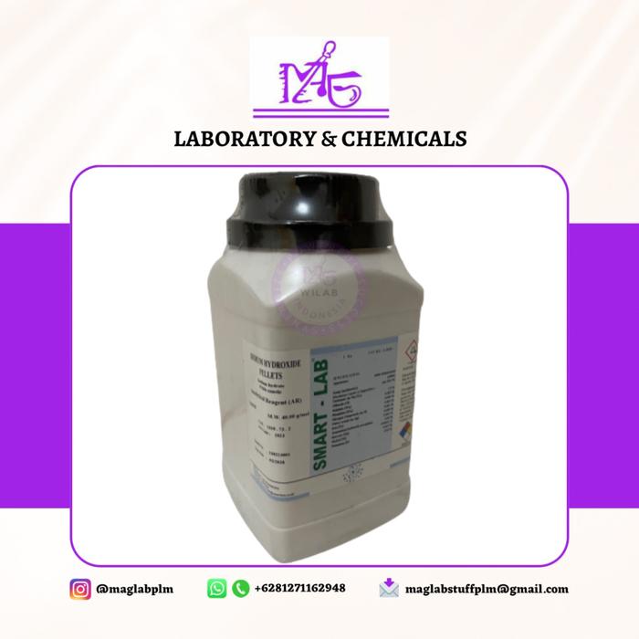 Jual SODIUM HYDROXIDE PELLETS SMARTLAB / NAOH REPACK 250 GRAM - Kota ...
