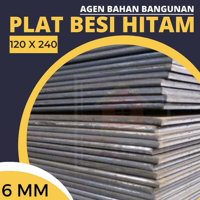 Jual Plat Hitam/Eser/SPHC 120 x 240 (6 mm STD) Free Ongkir Jabodetabek ...