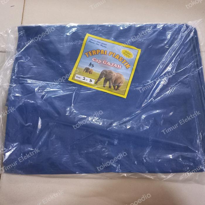 Jual TERPAL PLASTIK A3 2x3 3x4 4x6 Outdoor Biru-Silver 100 GSM Kualitas ...