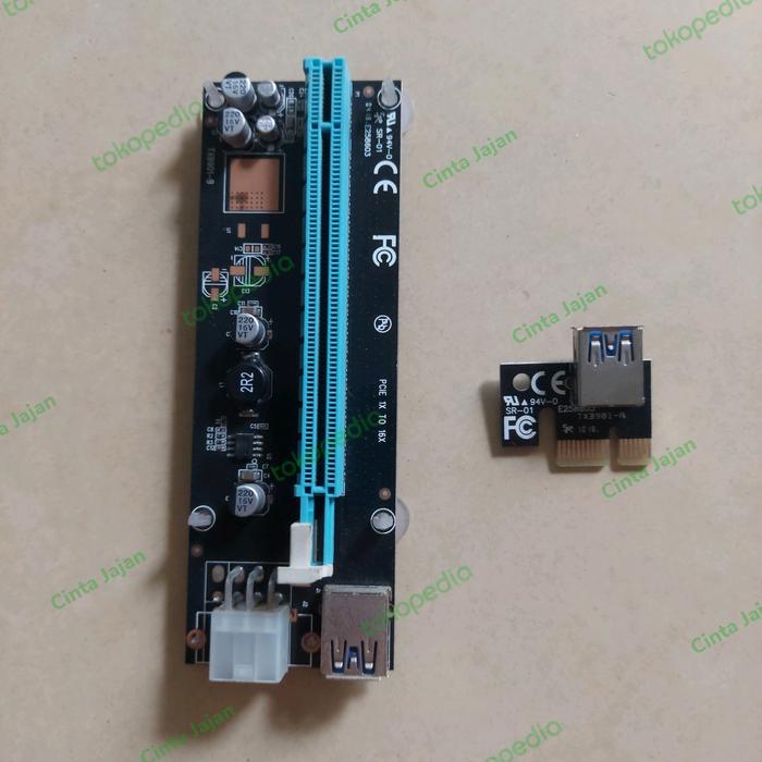 Jual PCIE Riser VGA GPU 6 Kapasitor PCI Capacitor SEKEN - Jakarta Timur ...