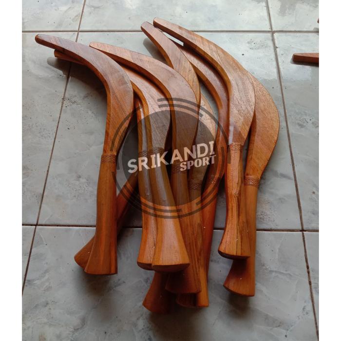 Jual Celurit Silat Tumpul FULL KAYU REPLIKA Clurit Seni Latihan ANAK ...