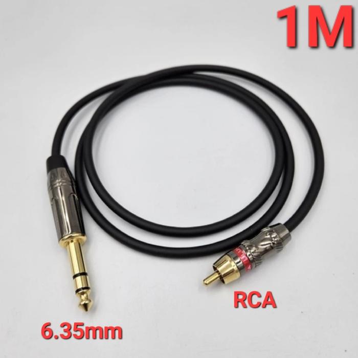 Jual AVPRO CUSTOM AVL-C41 6.35mm TRS to RCA Audio Cable for Musical ...