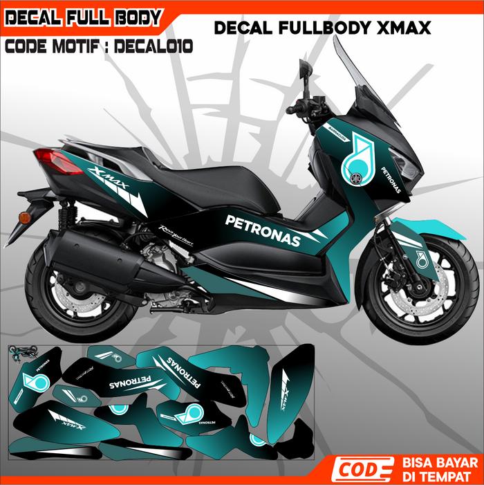 Jual PETRONAS DECAL YAMAHA XMAX FULL BODY DECAL MOTIF PETRONAS FULLBODY ...