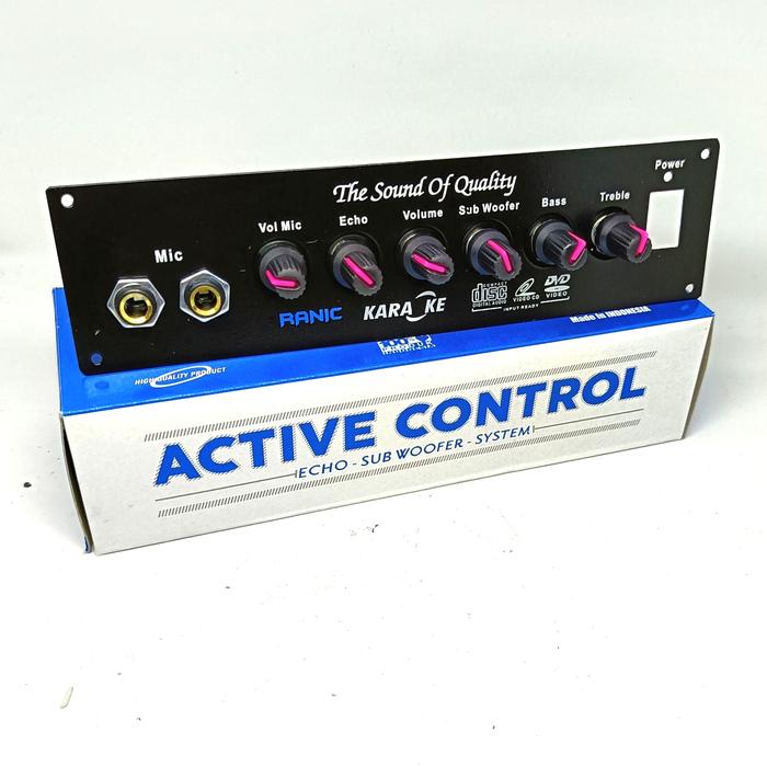 Jual TC TONE CONTROL STEREO AKTIF AKTIVE SUBWOOFER 2 MIC ECHO + PANEL ...