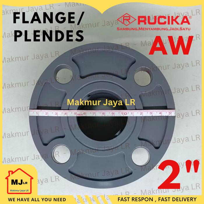Jual FLANGE 2" 2 inch PVC AW RUCIKA Sok Fleng Pleng Flang Plang Plendes ...