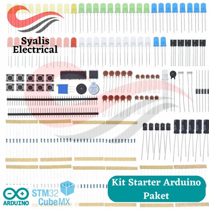 Jual Kit Starter Arduino paket set komponen pemula dasar [Syalis ... Jual Kit Starter Arduino paket set komponen pemula dasar [Syalis ...