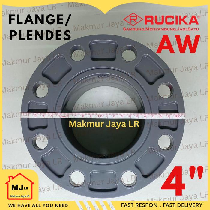 Jual FLANGE 4" 4 inch PVC AW RUCIKA Sok Fleng Pleng Flang Plendes ...