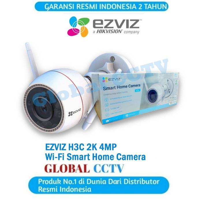 Jual CCTV Ezviz H3C 4MP 2K⁺ Wi-Fi Smart Home Network Camera untuk ...