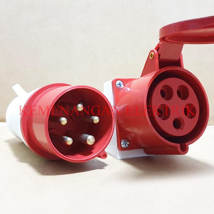 Jual FORT SURFACE SOCKET MOUNTING + PLUG 5 PIN 3 PHASE 32A SET ...