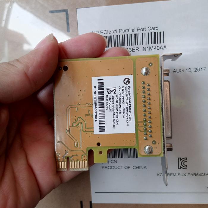 Jual Hp Pci Card Parallel Paralel Port Pcie X1 Card Di Seller Velvet ...