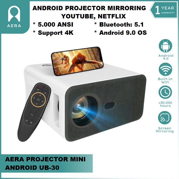 Promo Led Proyektor AERA UB30 Android Version Full HD Up To 4K ...