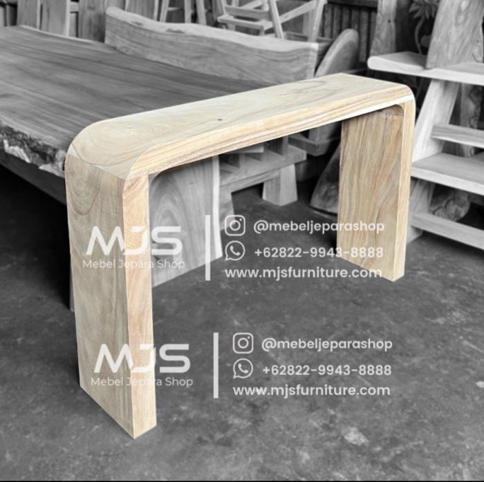 Jual Meja Corner Kayu Solid Sudah Finishing - Kab. Jepara - MJS ...