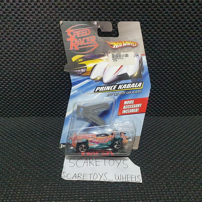 Jual Hot Wheels Speed Racer Prince Kabala race car with saw blades ...