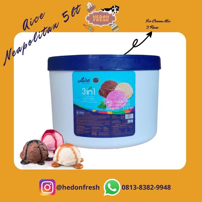 Promo Ice Cream 5 Liter Aice Neopolitan 3 Rasa - Jakarta Selatan ...