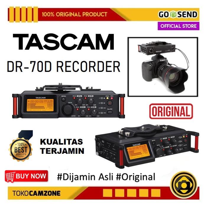 Promo Tascam DR-70D Professional Field Audio Recorder Cicil 0% 3x ...