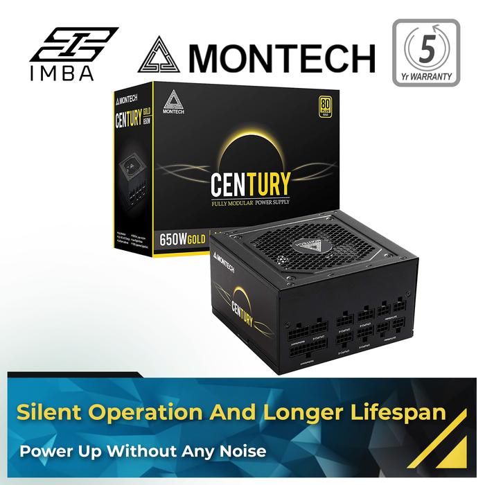 Promo Montech Century 650W 80+ Gold [ATX, PSU] - UP-AEROCOOL550W Cicil ...