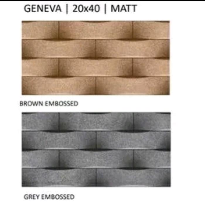 Jual Keramik Dinding 20x40 Kasar 3 Motif Batu Geneva, Garner dan Ginza ...