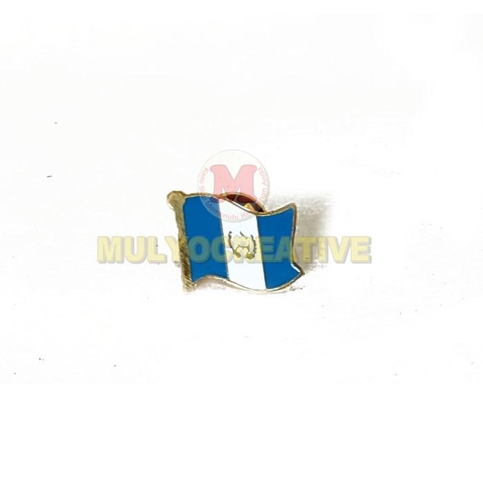 Jual Pin Bendera Guatemala Pin Flag Guatemala Pin Bendera Bahan ...