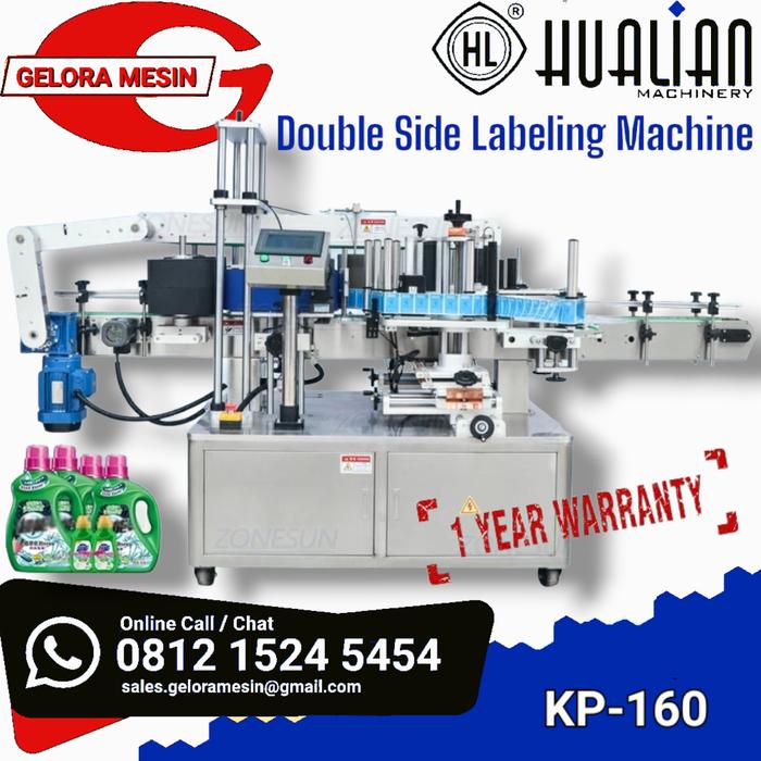 Jual Mesin Labeling Doubel Side / Meain Labeling Stiker Botol 2 Sisi KP ...