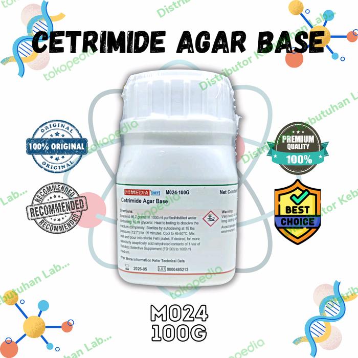 Jual Cetrimide Agar Base (Powder) - Media Mikrobiologi, 100 Gram - Kab ...