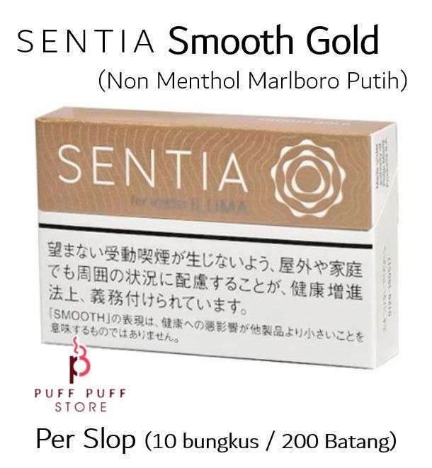 Jual Sentia SMOOTH GOLD JEPANG (utk ILUMA), per SLOP (10 Bungkus ...