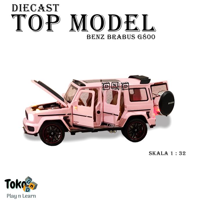 Jual Mainan Anak Diecast Metal Mobil Mercedes Benz Brabus G800 Mini ...