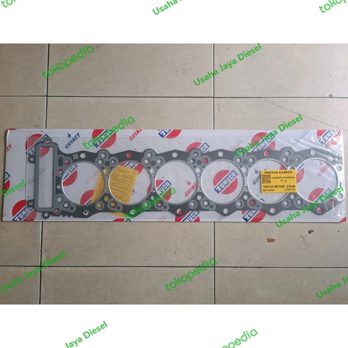 Jual ME132520 Gasket Cylinder Head Packing Head Mitsubishi Fuso 6M60 ...