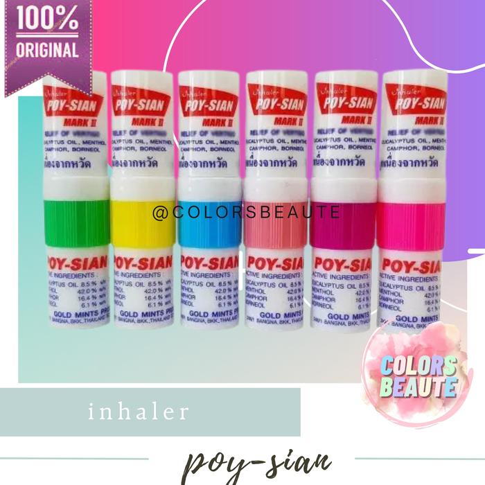 Jual Inhaler Poy Sian Mark II /Inhaler Bangkok /Minyak Angin - Jakarta ...