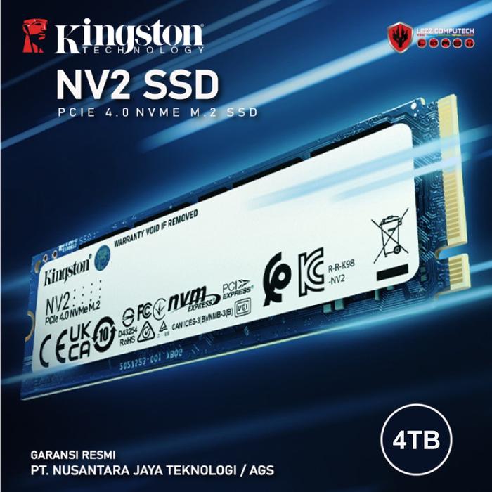 Promo KINGSTON NV2 4TB | M.2 NVMe PCIe Gen 4 x4 SSD Cicil 0% 3x - Jakarta Utara - Lezz Computech ...