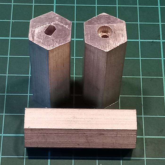 Jual Hexagonal 45x16mm Shaft Hub Servo DC Gearmotor to omni wheel ...