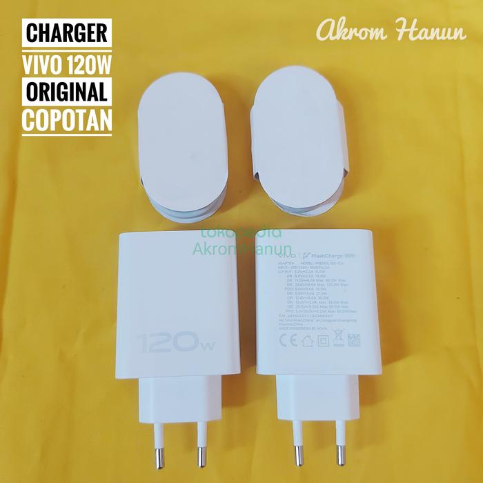 Jual Charger Vivo 120Watt IQOO 11 5G / IQOO Z7 5g Original Copotan ...