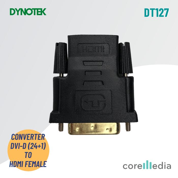 Jual Dynotek Adapter Converter DVI-D (24+1) to HDMI ( DT127 ) - Jakarta ...