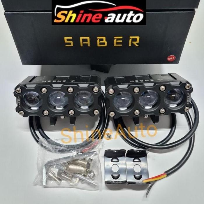 Jual LED PROJECTOR MOBIL LAMPU MINI PROJECTOR SABER SR3 PROJIE MINI LED ...