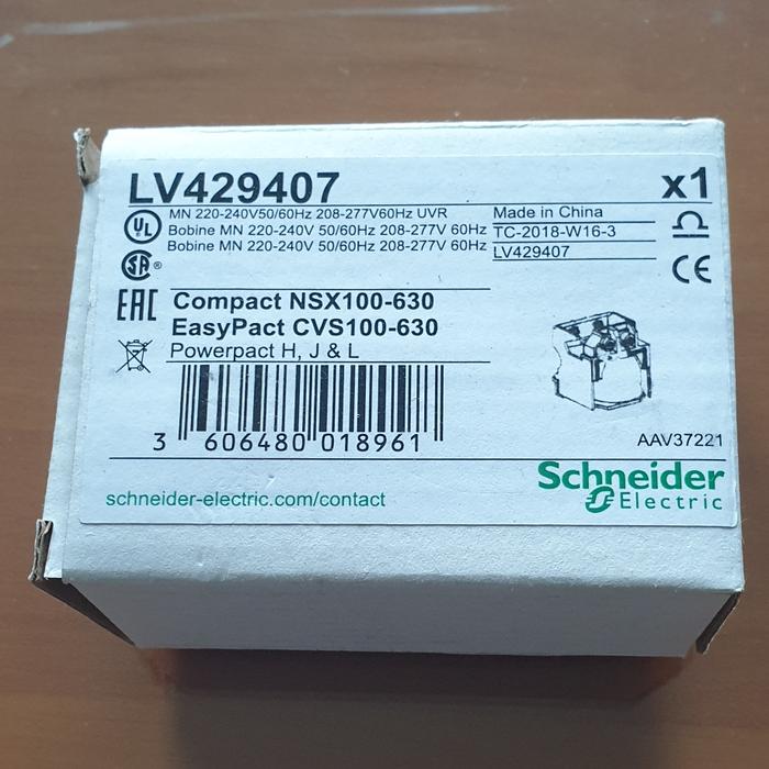 Jual Under Voltage Relay UVR Schneider LV429407 untuk MCCB NSX dan CVS ...