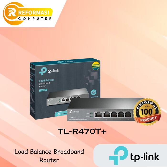Promo TP-Link TL-R470T+ 5-port Fast Ethernet Multi-Wan Route Load ...