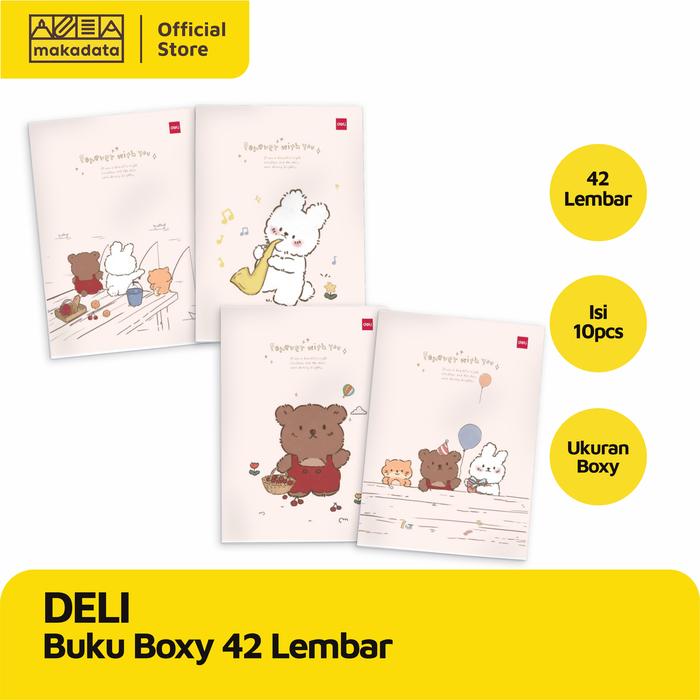 Jual BUKU TULIS BOXY DELI 42 LEMBAR (1PACK) MURAH - ONE PIECE 4 - Kota ...