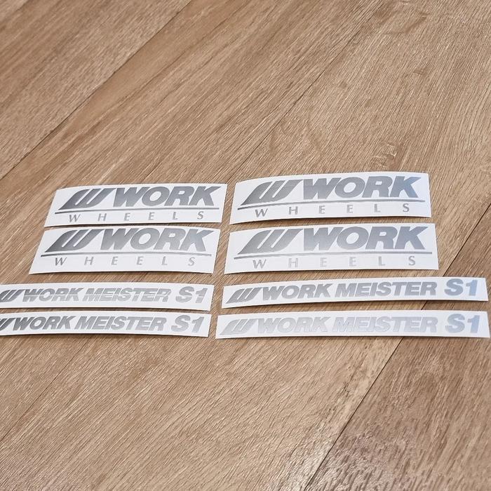 Jual Stiker Velg Mobil Work meister S1 - Silver - Kab. Tangerang ...