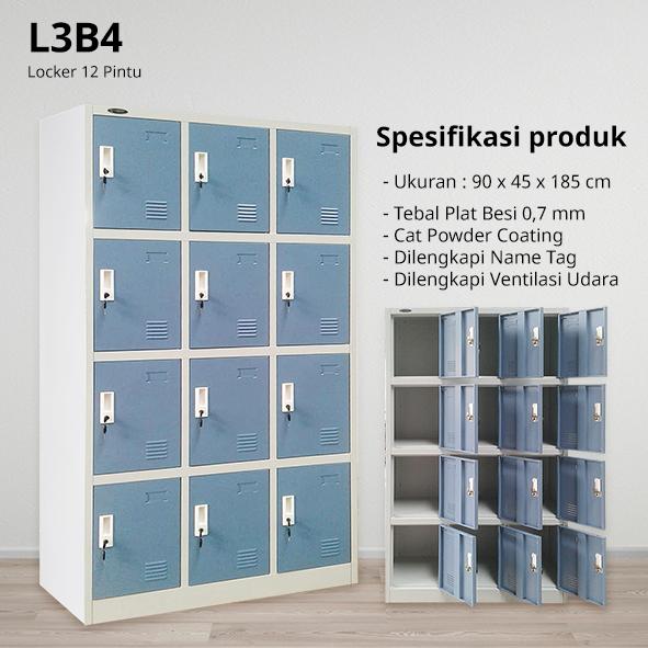 Jual Filling Cabinet locker 12 Pintu L3B4 - Kota Tangerang ...