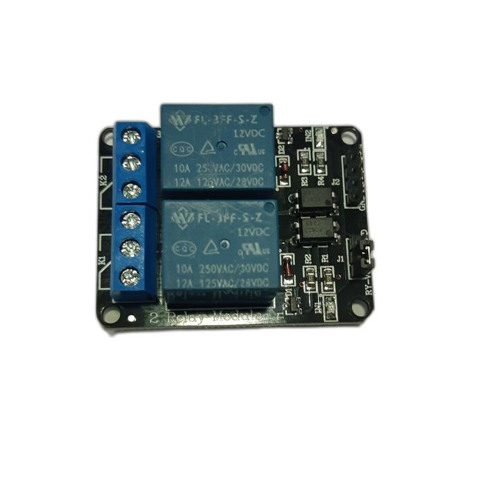 Jual MODULE RELAY 12V 2 CHANNEL WITH OPTOCOUPLER FOR ARDUINO - Kota ...