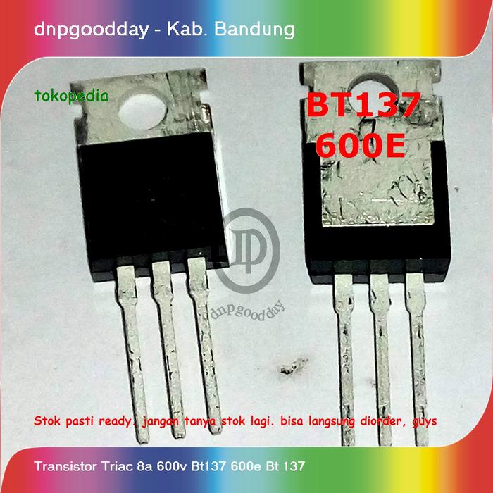 Jual Transistor Triac 8a 600v Bt137 600e Bt 137 - Kab. Bandung ...