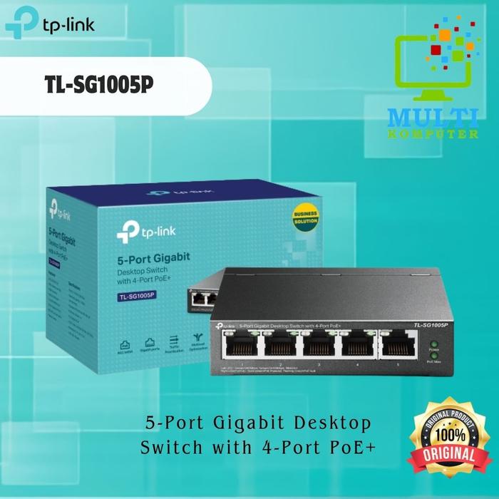 Jual TP-LINK 5-Port 10/100Mbps Desktop Switch with 4-Port PoE TL ...
