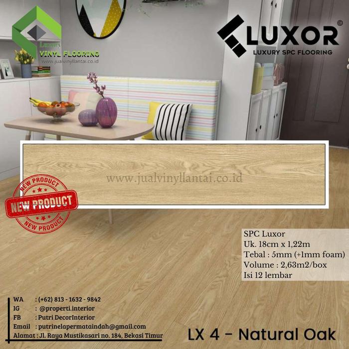 Jual Spc Luxor LX4 tebal 5mm include foam uk. 18,2cm x 1,22m sistem ...