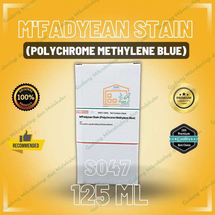 Jual M'Fadyean Stain (Polychrome Methylene Blue), Pewarnaan Mikroba ...