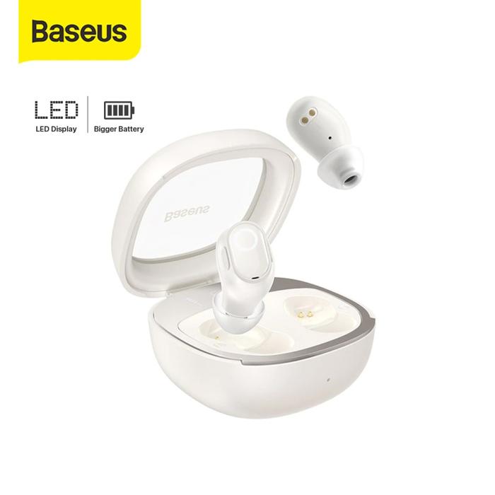 Jual BASEUS TRUE WIRELESS BLUETOOTH EARPHONE MINI EARBUDS TWS WM02 PLUS ...