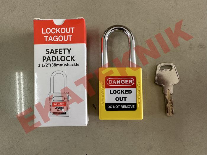 Jual Loto Safety Padlock Lockout Tagout Pad Lock 38mm Gembok - Kuning ...