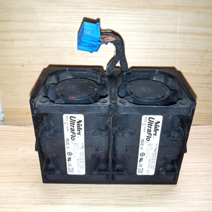 Jual kipas fan server nidec ultraflo 12V - 1,1A doubel 4fan ukuran 4 x ...