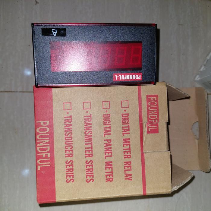 Jual DIGITAL PANEL METER POUNDFUL PFP-2-B29 PF1202G0580 POUNDFUL 110VDC ...