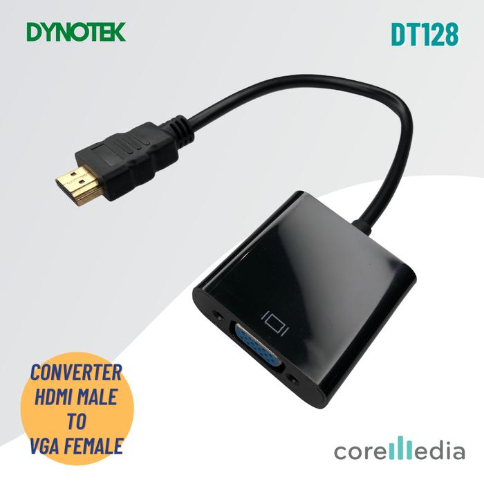 Jual Dynotek Adapter Converter DisplayPort HDMI Male to VGA Female ...