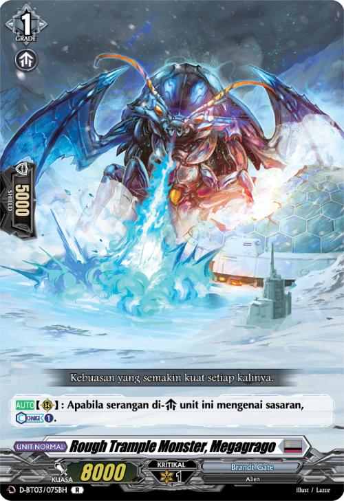Jual Rough Trample Monster, Megagrago (R) | D-BT03 | Bahasa Vanguard - Jakarta Barat - Carttu ...