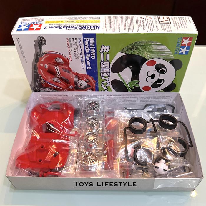 Jual Mainan Rakit Mobil Tamiya Mini 4WD Animal Racer (ORIGINAL) - Panda ...